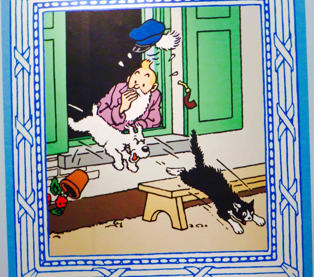 Tintin visits London