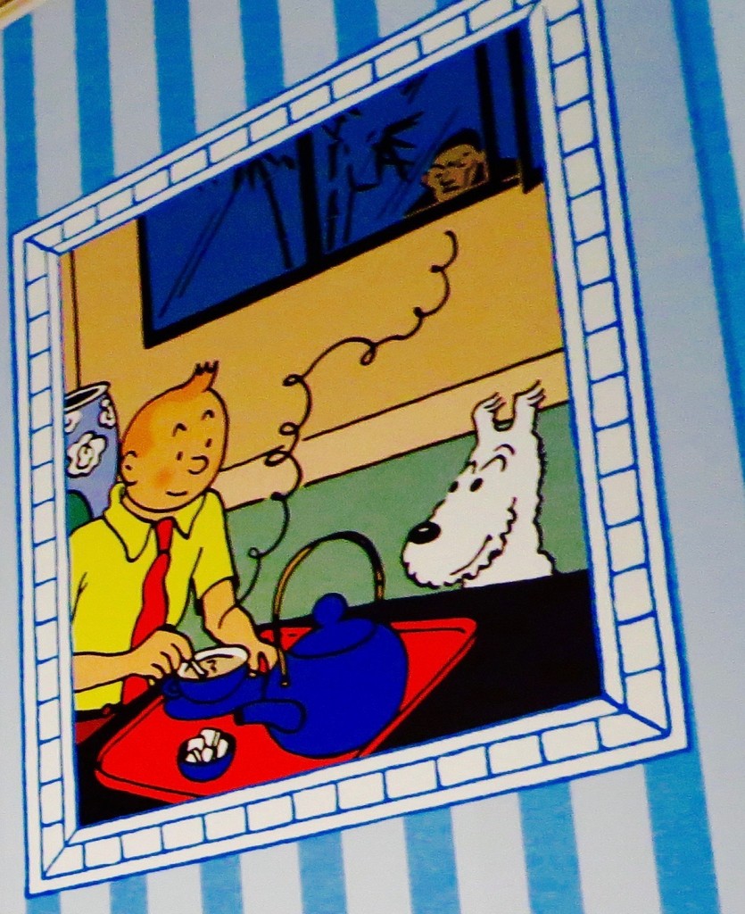 Tintin visits London